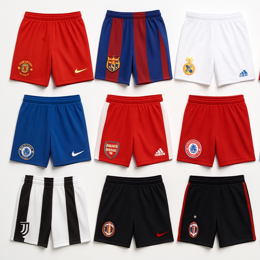 Retro Football Shorts – Classic & Comfortable Sportswear | AM Retro Store