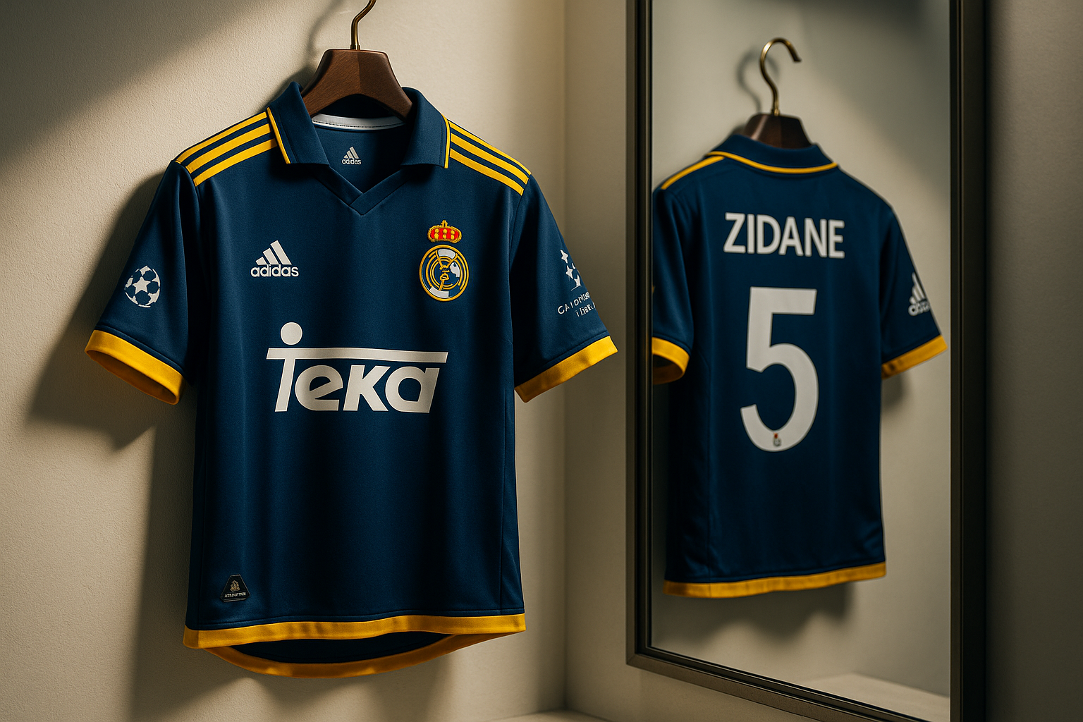 Real Madrid 1998/99 Third Kit Retro Jersey | Zidane Vintage Football ...